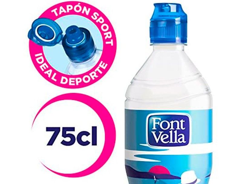 Agua Mineral Natural Font Vella Botella De 750 Ml — Firpack