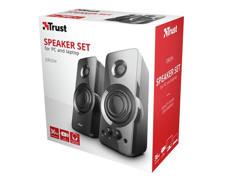 Altavoces Trust Orion 2.0 Potencia Maxima 36w Estereo Control De ...