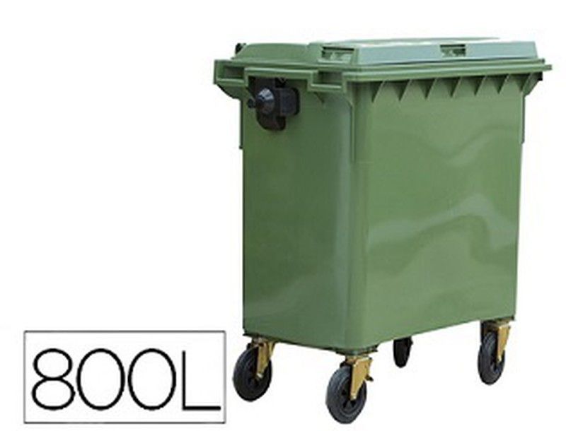 Contenedor Plástico Con Tapadera 800L — Firpack