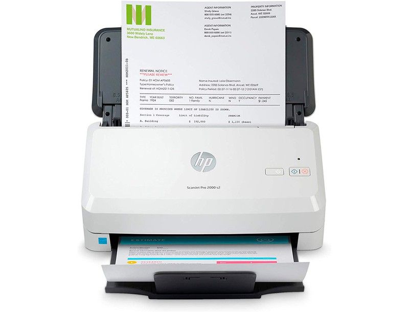 Escaner Hp Scanjet Pro 2000 S2 Led Alimentacion Vertical 50 Hojas ...