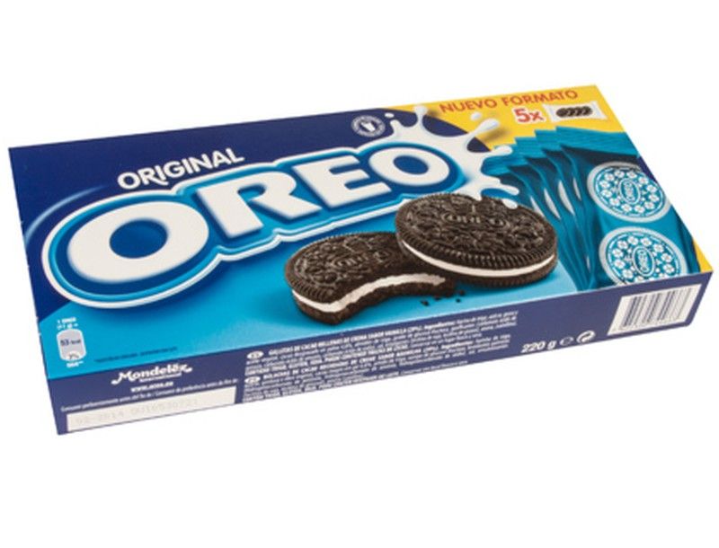Galleta Oreo Original Caja De 5 Paquetes De 4 Unidades 220 Gr — Firpack