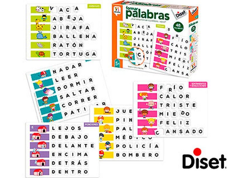 Juego Diset Didactico Formar Palabras — Firpack