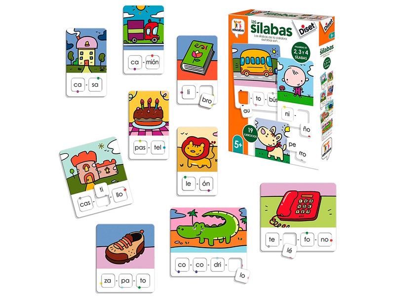 Juego Diset Didactico Las Silabas — Firpack