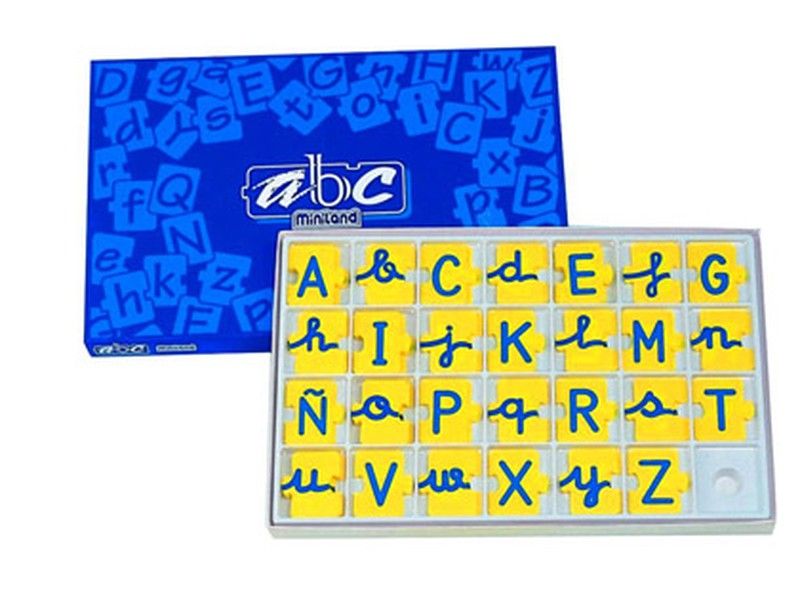 Juego Miniland Abecedario Mayusculas Y Minusculas 168 Piezas — Firpack