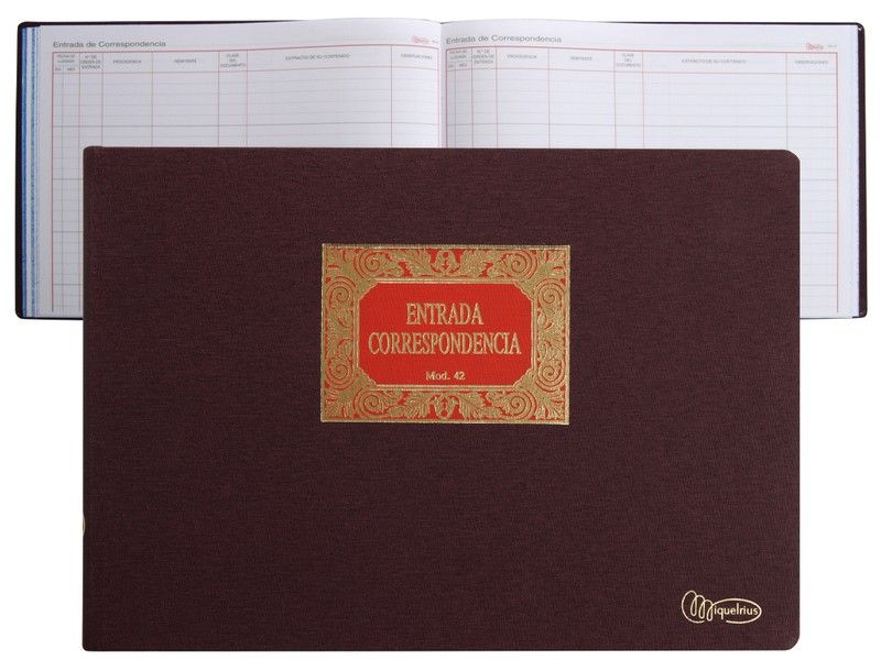 Libro Miquelrius N.42 Folio Apaisado 100 Hojas Entrada De ...