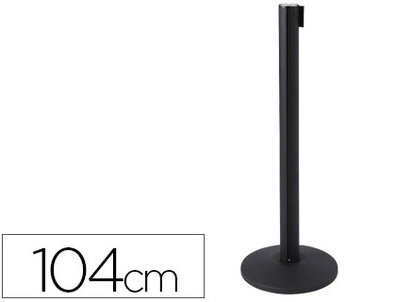 Poste Metalico Con Cinta Retractil Poste De 104 Cm Cinta De 2 Mt Base ...