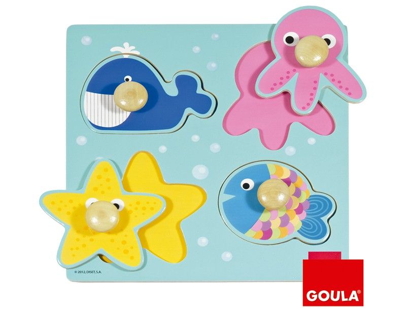 Puzzle diset animales del mar — Firpack